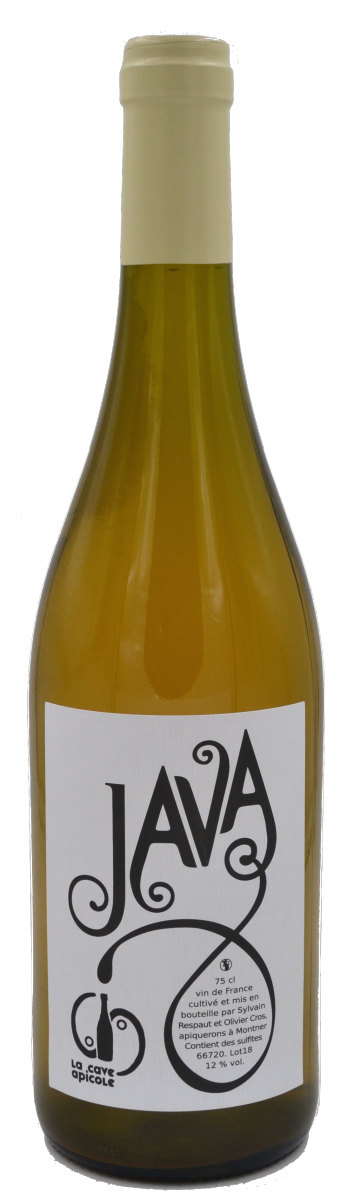Java, un vin naturel produit à la Cave Apicole.