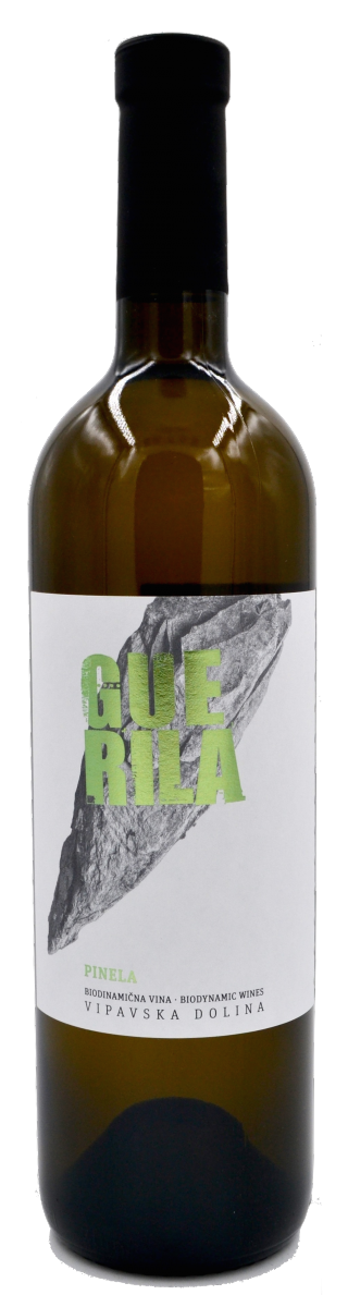 Pinela, un vin blanc produit au Domaine Guerila, en Slovénie.